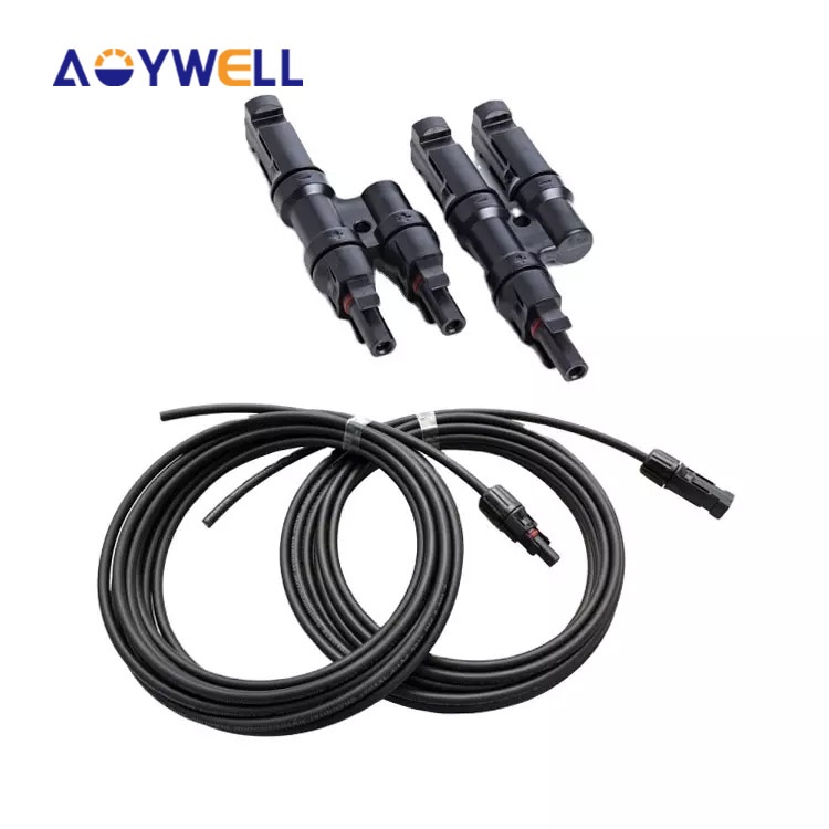 AOYWELL Solar PV Cable 10 AWG 12 AWG 14 AWG 2.5mm2 4mm2 6mm2 with solar ...