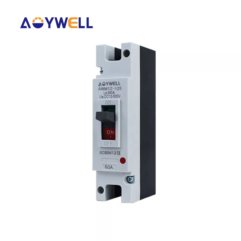 AWM1Z Serise 1P DC 12V 250V 80A Moulded Case Circuit Breaker Switch